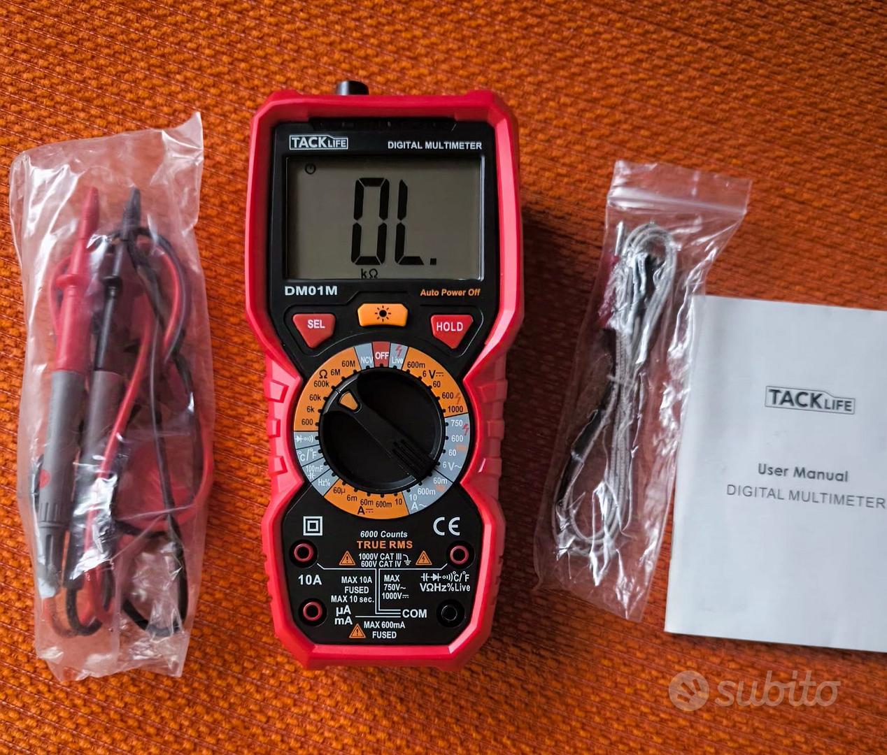 Tester multimetro digitale Tacklife - Giardino e Fai da te In vendita a ...