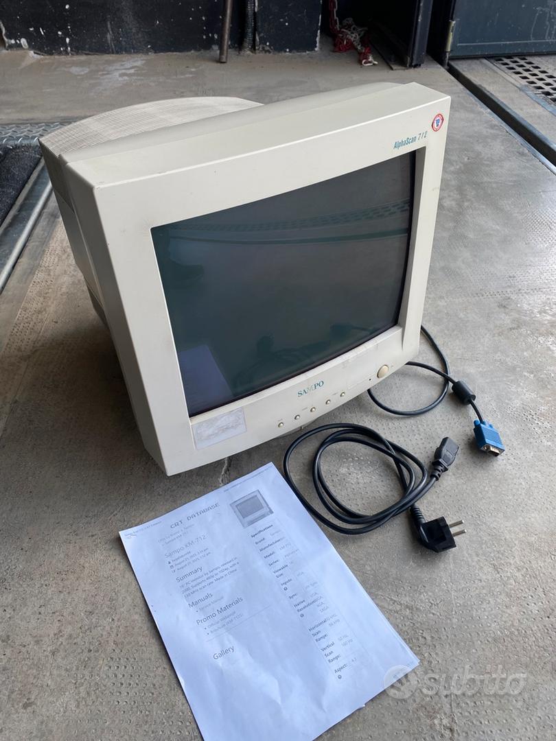 Monitor CRT Pro 16” 4/3 Sampo Alphascan KM-712 - Informatica In vendita ...