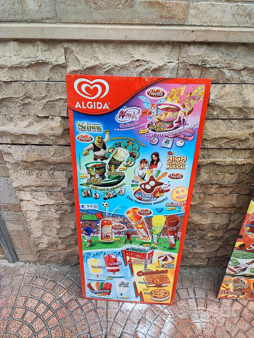 cartelli gelati Algida - Collezionismo In vendita a Taranto