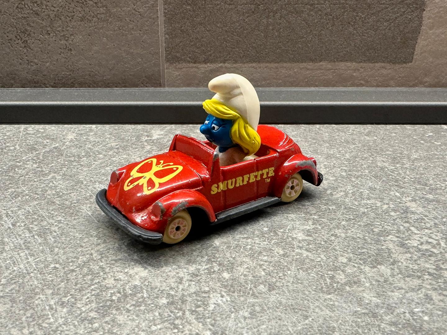 Puffetta in Auto Smurf vintage 1982 in metallo - Collezionismo In ...