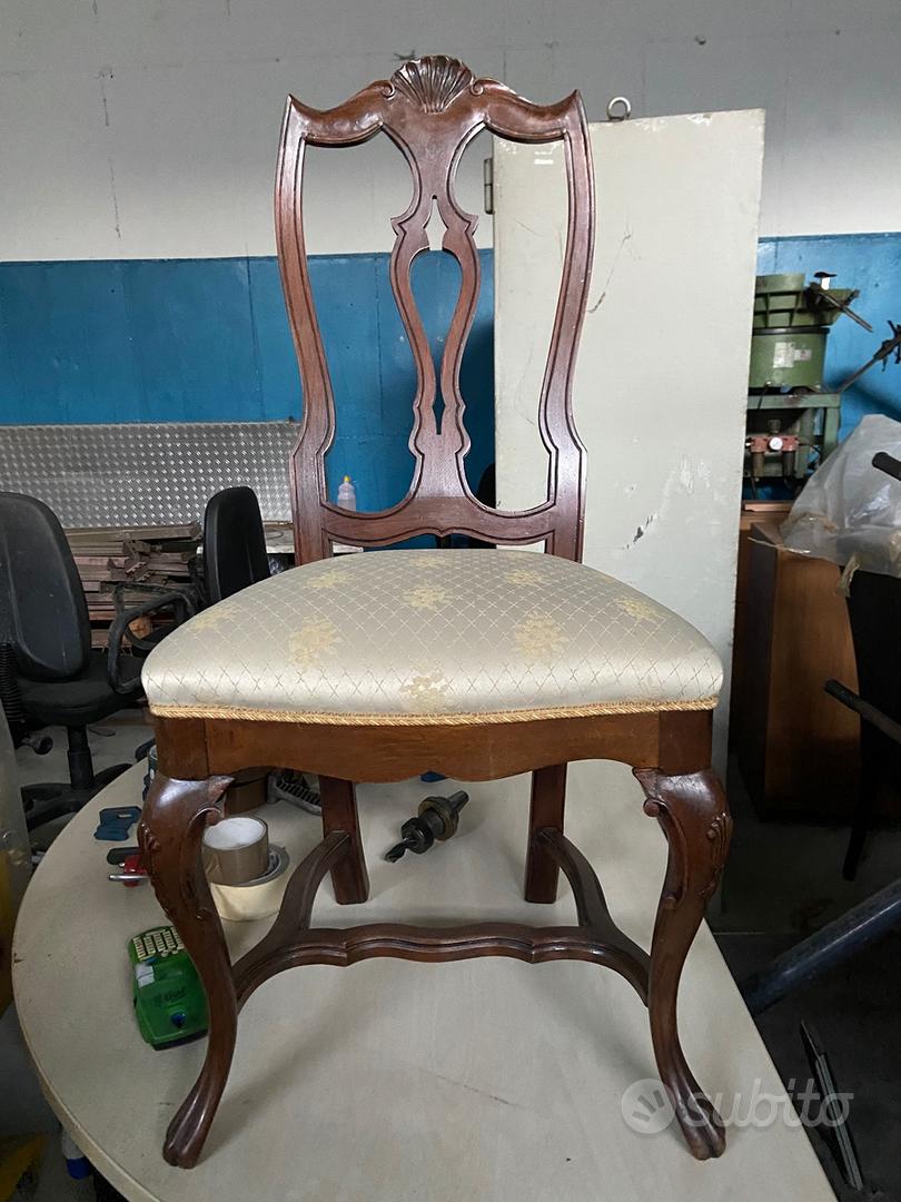 Sedie classiche in legno massello - Arredamento e Casalinghi In vendita a Brescia