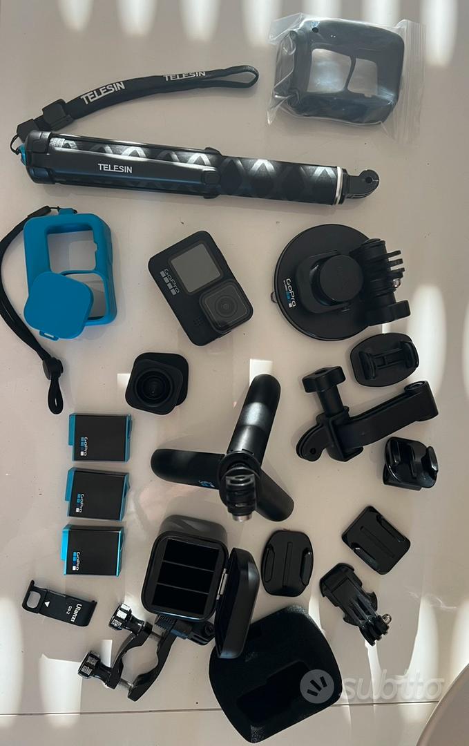 GoPro Hero 9 black + Max Lens Mod + Accessori - Audio/Video In vendita ...