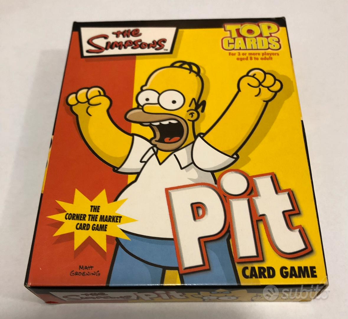 The Simpsons Pit (Top Cards) Game, da Collezione - Collezionismo In ...
