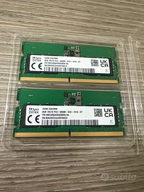RAM SO-DIMM 16GB DDR5 5600 - Informatica In vendita a Mantova