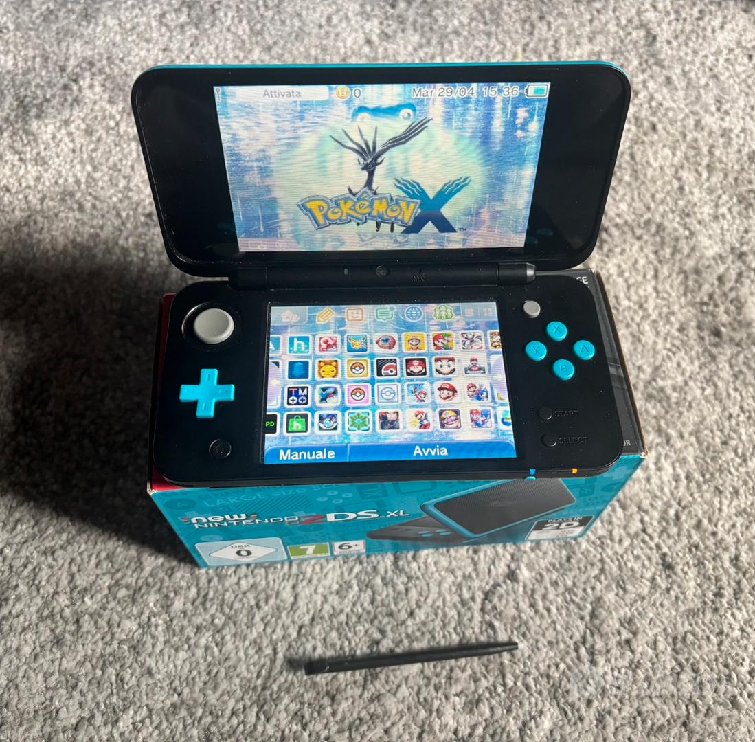 Nintendo New 2DS XL 32Gb + 32 giochi Pokémon Mario - Console e ...