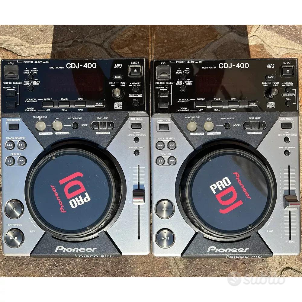 Coppia Lettori CDJ 400 Pioneer -400 USB / MP3 - Audio/Video In vendita ...