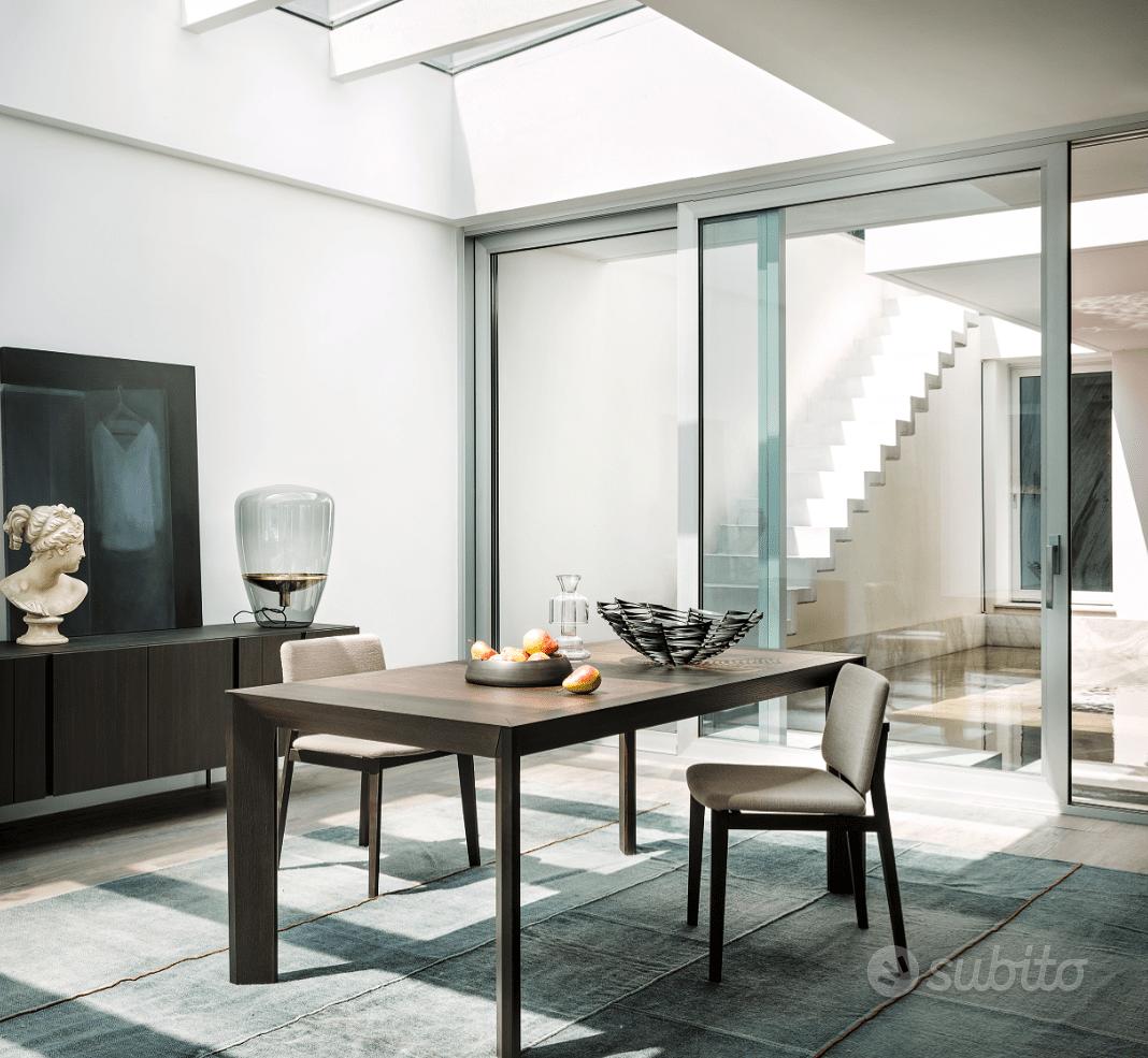 Tavolo Allungabile di Lema - Nuovo in Rovere Termo - Arredamento e ...