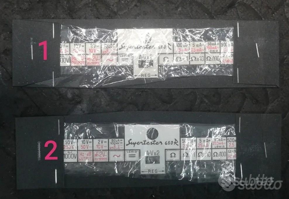 RICAMBI ICE 680R Targhetta indicazioni di portate - Collezionismo In ...