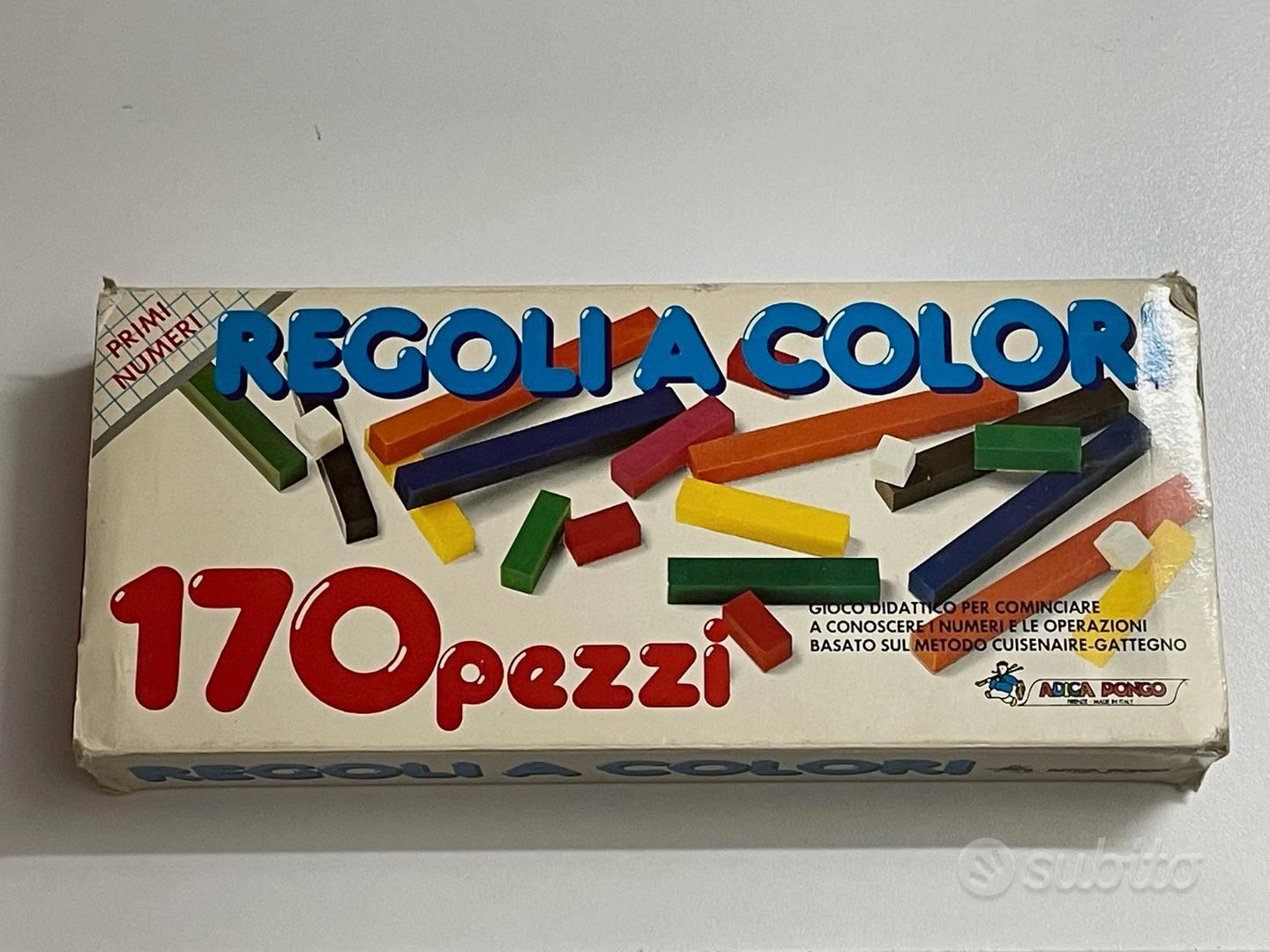 Regoli a colori 170 pz ADICA PONGO anni '80 - Collezionismo In vendita ...