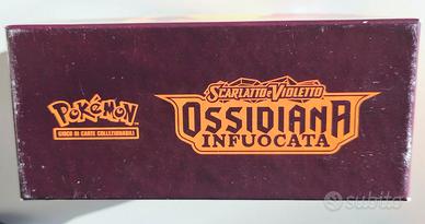 Pokemon Scatolo Vuoto ETB Ossidiana Infuocata - Collezionismo In ...