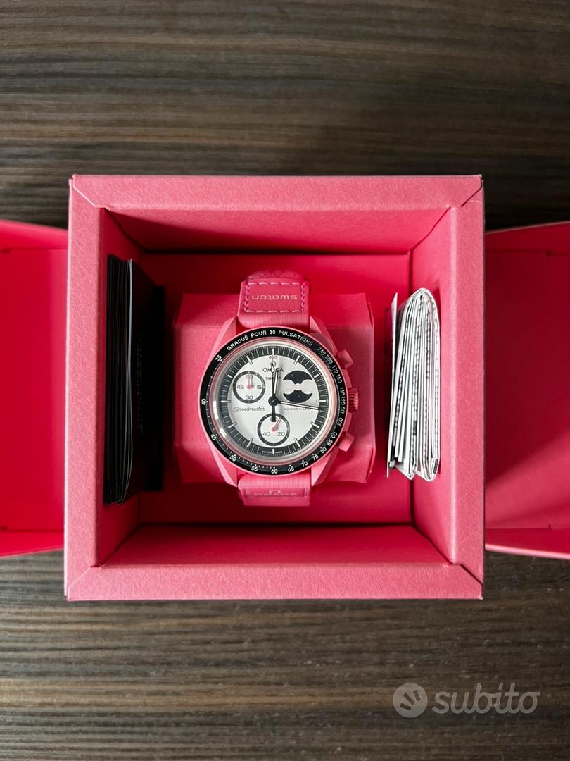 SWATCH x OMEGA “Mission To The Pink Moonphase” - Abbigliamento e ...