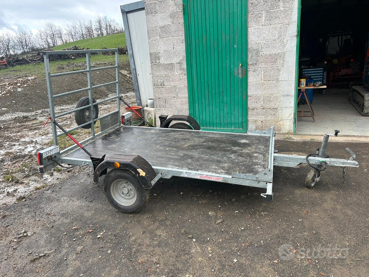 Carrello rimorchio porta quad moto cose - Caravan e Camper In vendita a ...