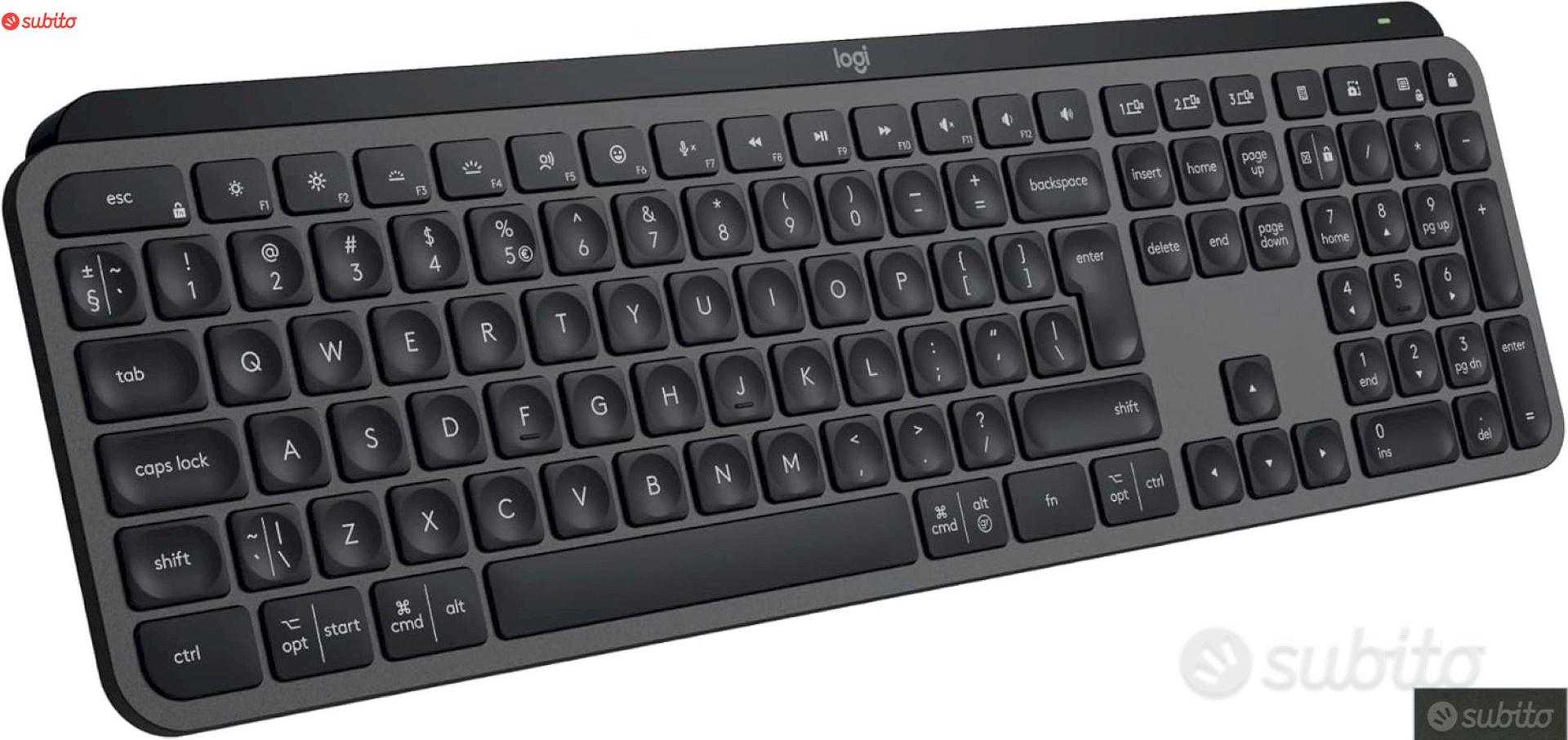 Logitech MX Keys S, Tastiera Wireless, Profilo Bas - Informatica In ...