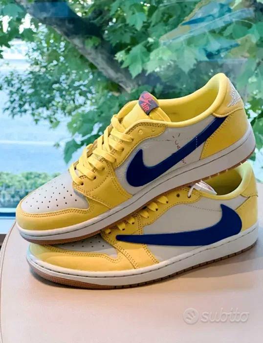 Travis Scott x Jordan Air Jordan 1 Low OG Canary43 - Abbigliamento e ...