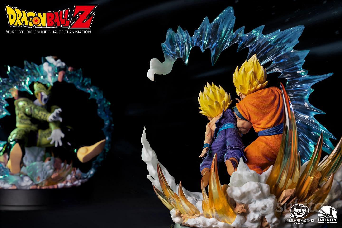 Statua Dragon Ball Z Goku & Gohan vs Cell - Collezionismo In vendita a ...