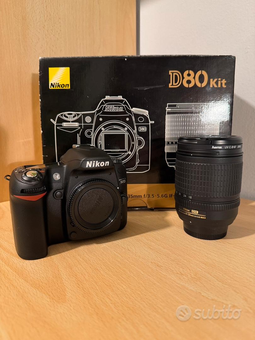 Nikon D80 kit + Zoom 18-135mm solo 400 scatti - Fotografia In vendita a ...
