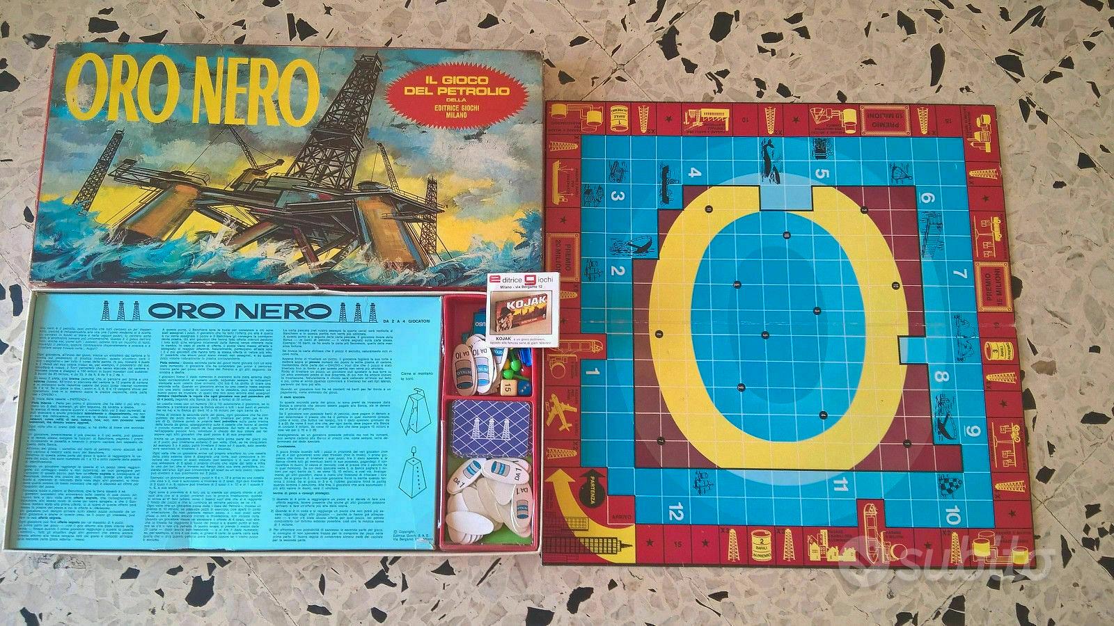VINTAGE EG GIOCO da TAVOLA ORO NERO ITA - Collezionismo In vendita a ...