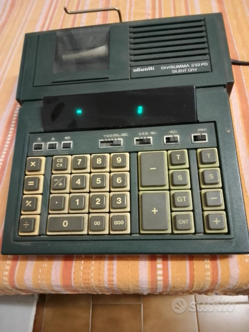CALCOLATRICE Olivetti Divisumma - Audio/Video In vendita a Milano
