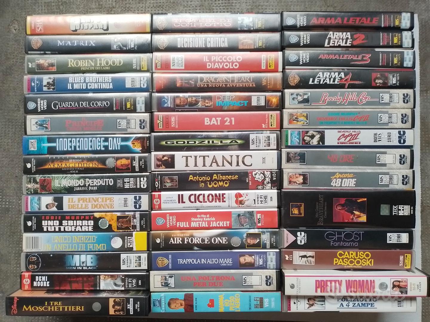 VHS films originali, titoli vari - Musica e Film In vendita a Como