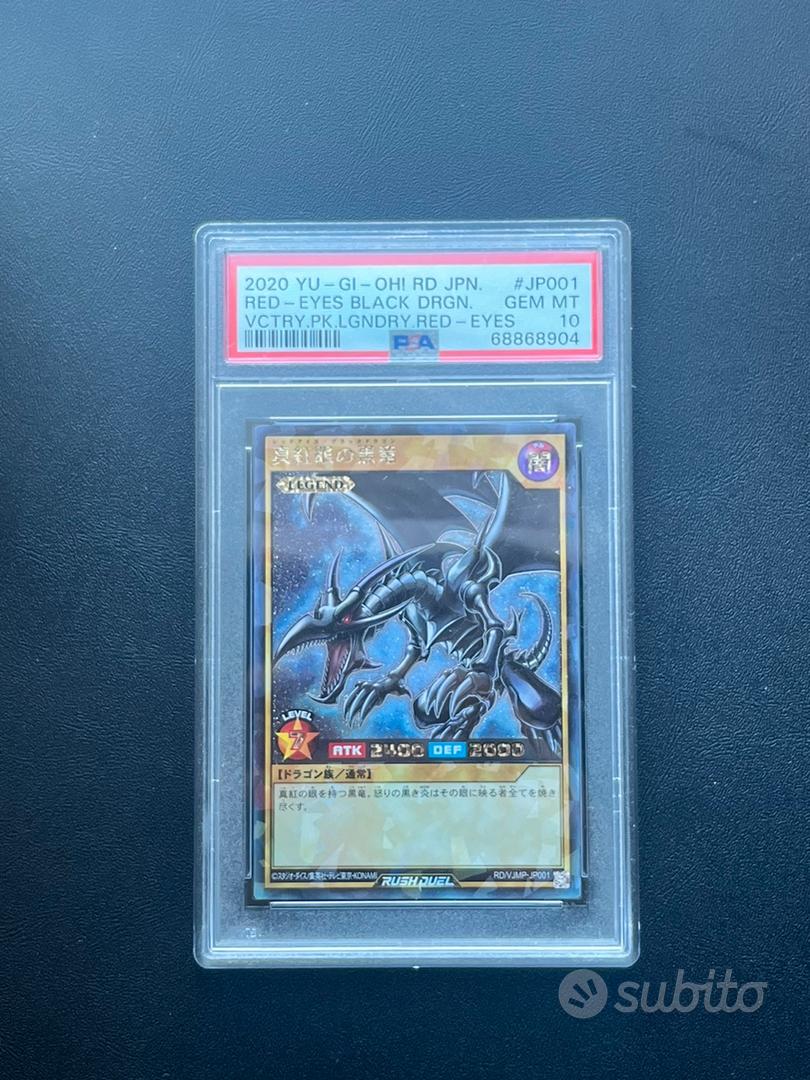 Carta yugioh red eyes black dragon psa 10 japanese - Collezionismo In vendita a Vicenza