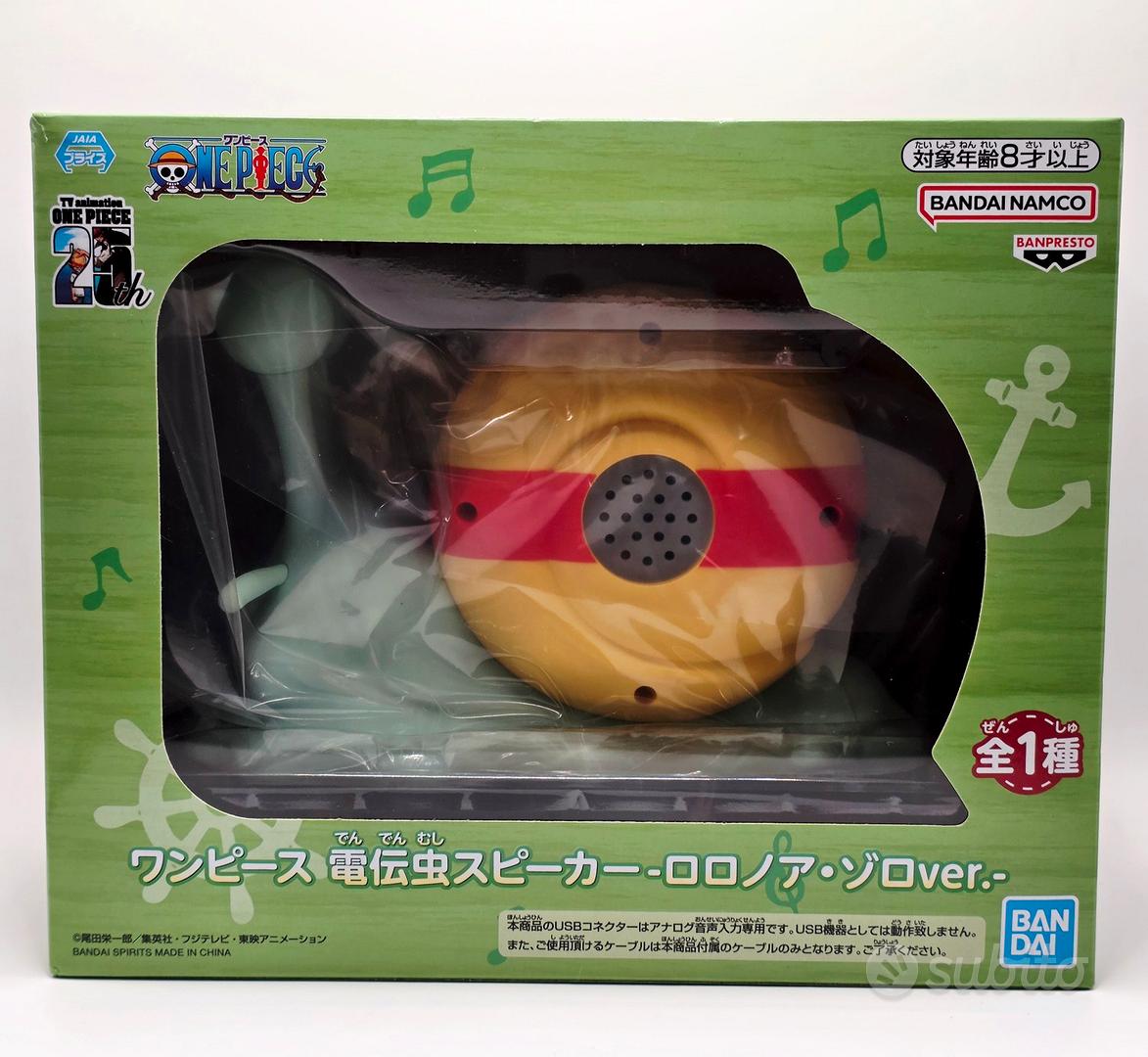One Piece Transponder Snail Speaker Figure Zoro - Collezionismo In ...
