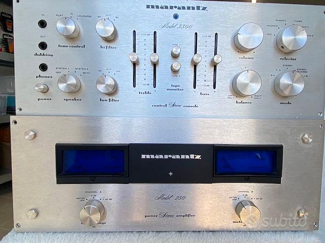 Amplificatore Marantz 250 e Pre 3300 - Audio/Video In vendita a Roma
