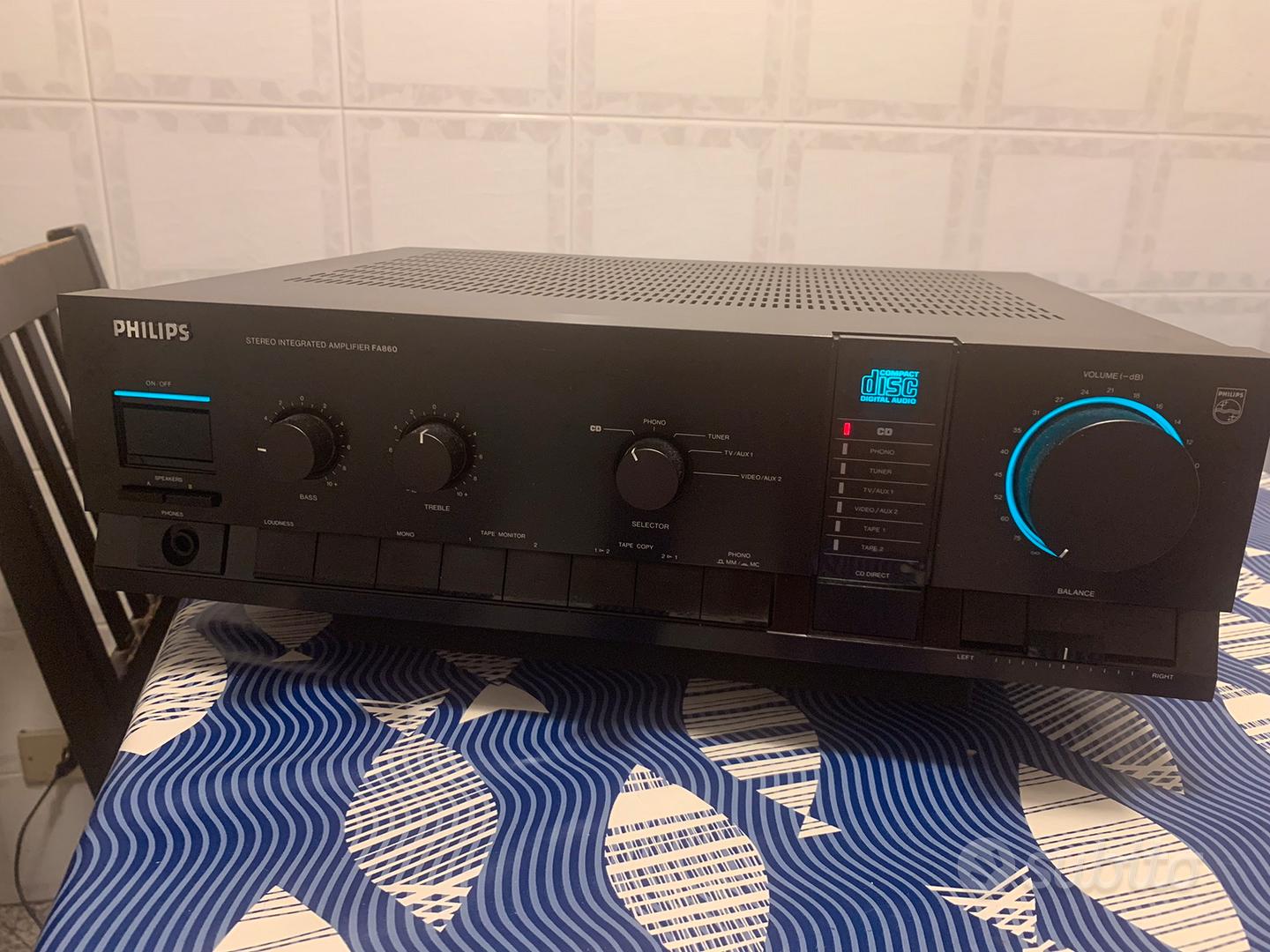 Amplificatore PHILIPS FA 860 (perfetto) - Audio/Video In vendita a Genova