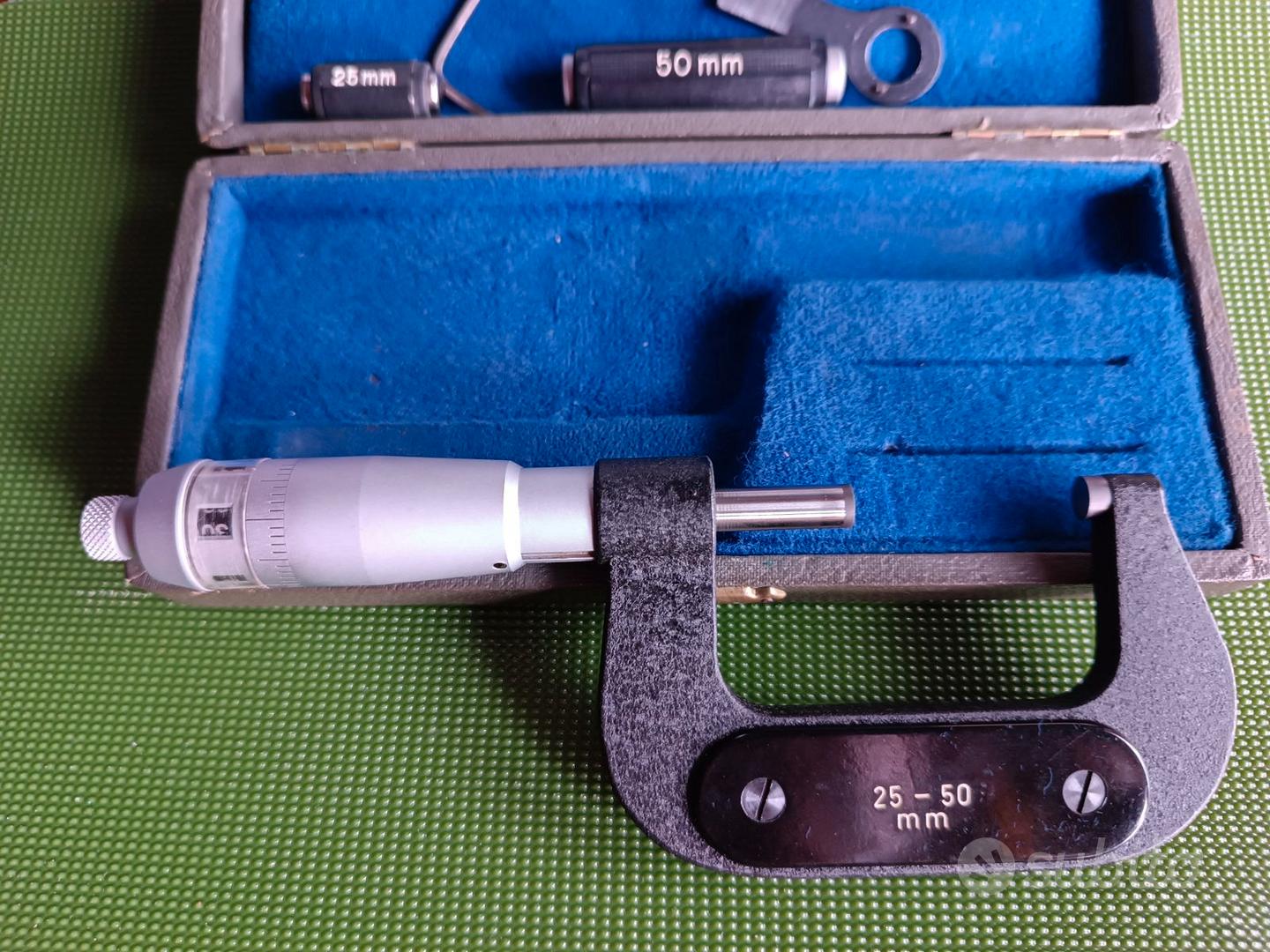 Micrometro esterno manuale TESA Swiss Made 25–50mm - Collezionismo In ...