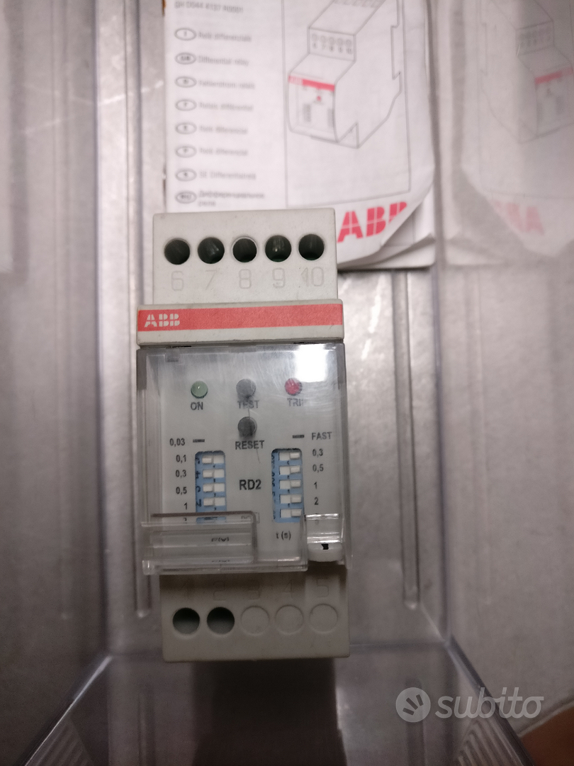 Relè differenziale ABB RD2 - Giardino e Fai da te In vendita a Bergamo