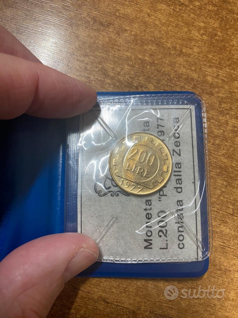 200 lire prova 1977 - Collezionismo In vendita a Pavia