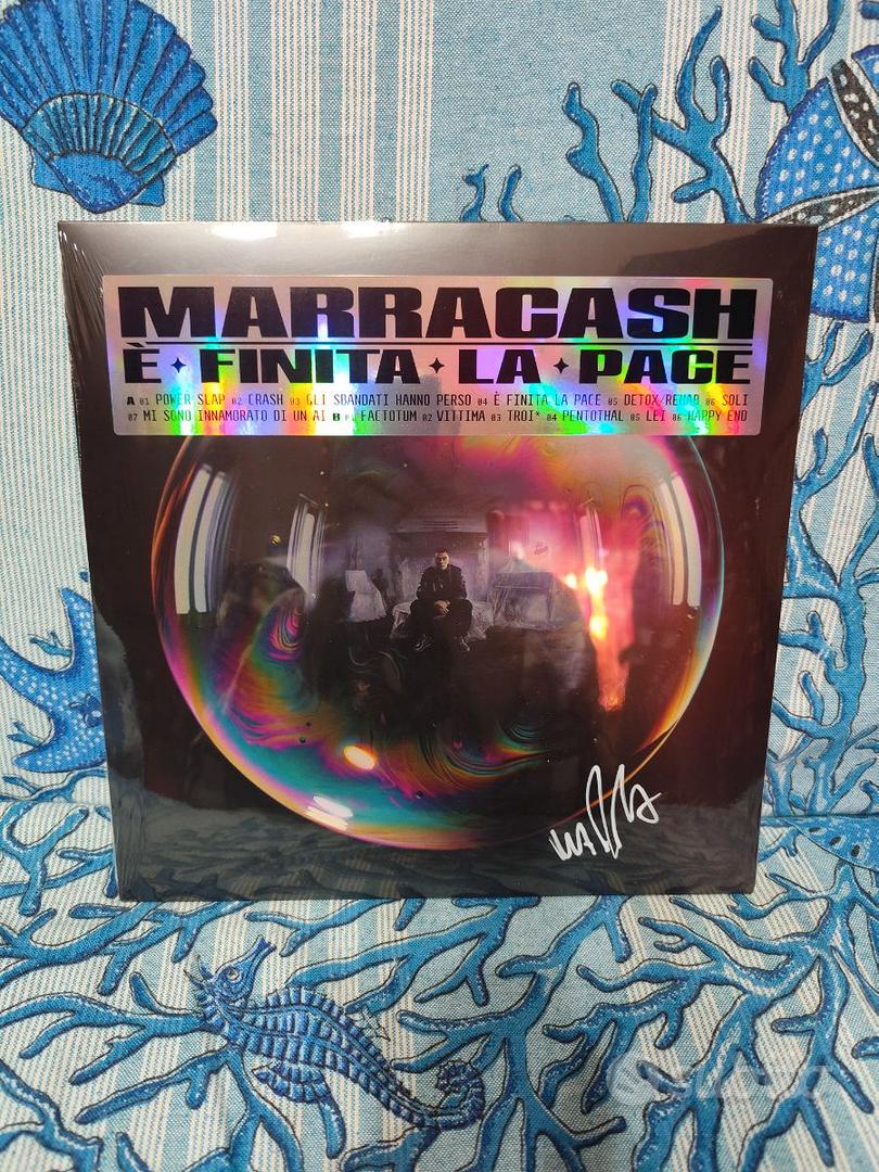 Marracash-"È finita la pace" vinile autografato. - Musica e Film In vendita a Roma