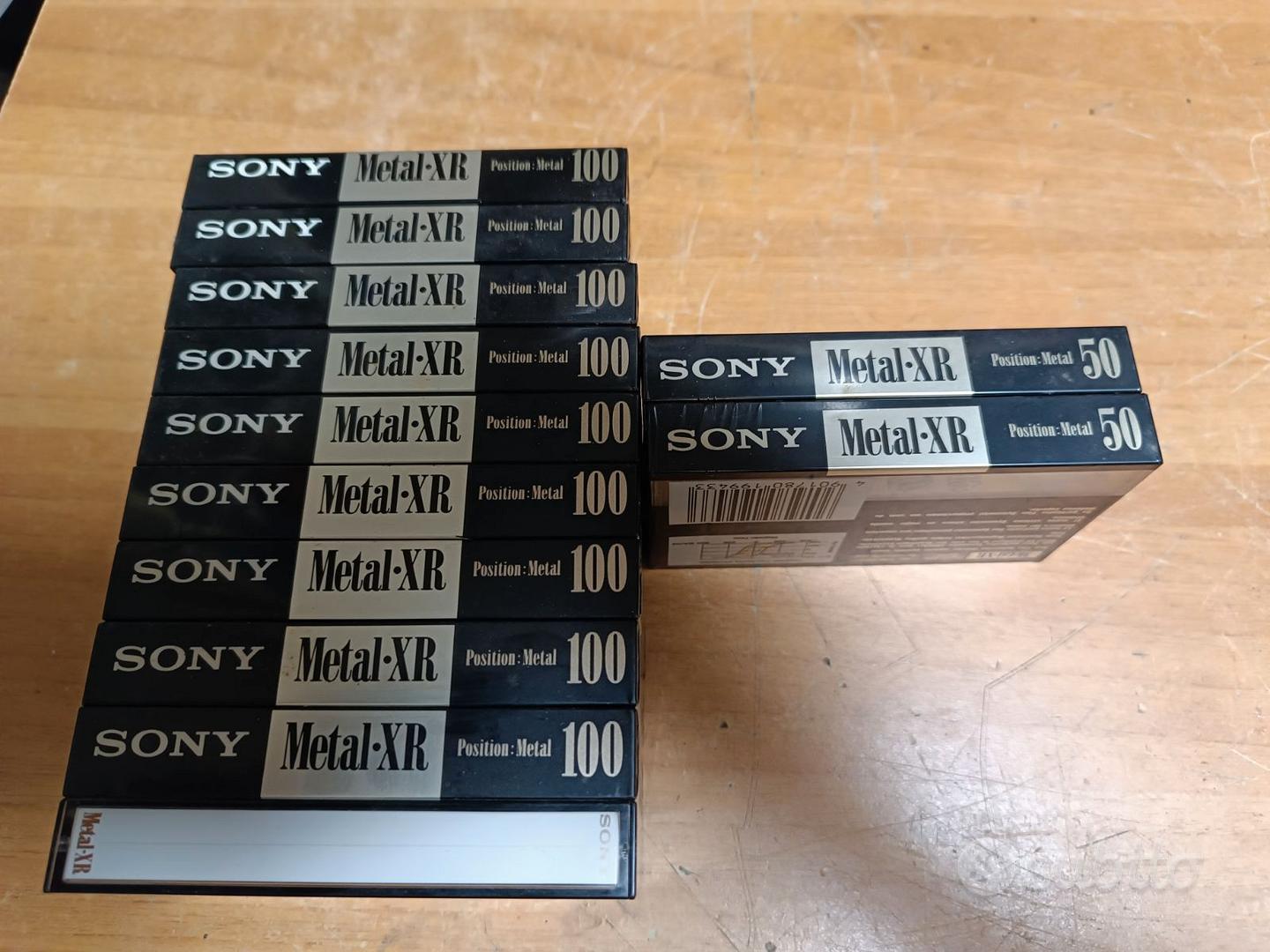 CASSETTE METAL SONY 100 MINUTI E 50 MINUTI - Audio/Video In vendita a Como