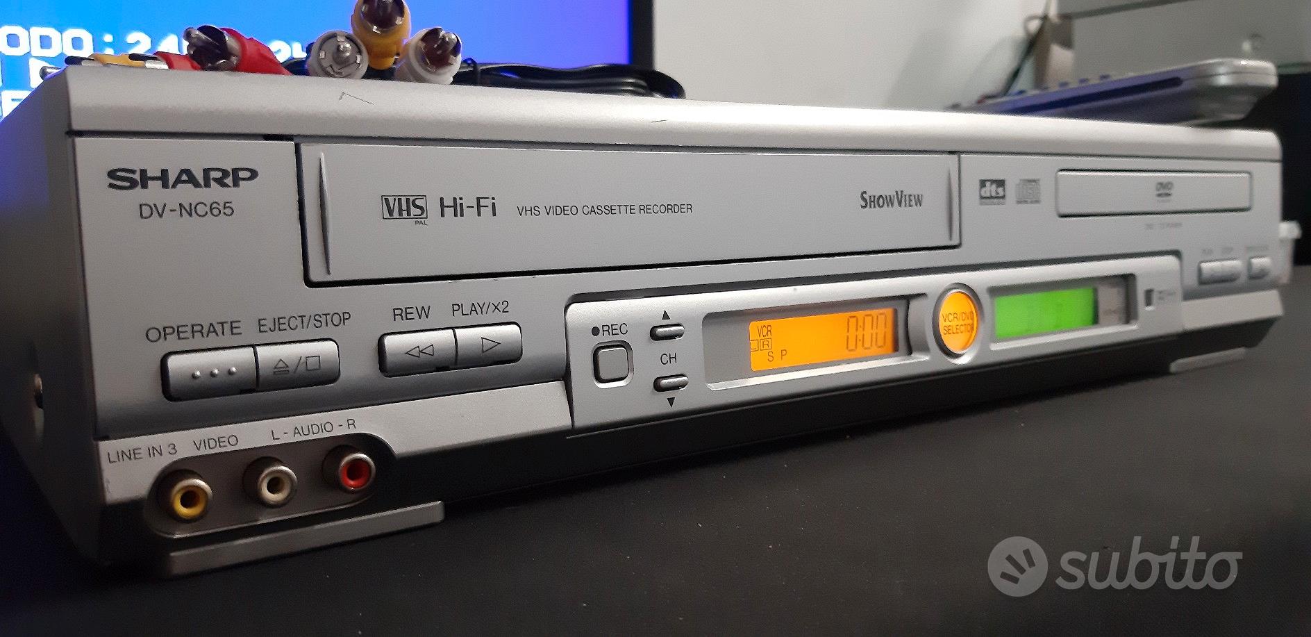 LETTORE VHS DVD COMBO+TEL DA COLLEZIONE HIFISTEREO - Collezionismo In vendita a Roma