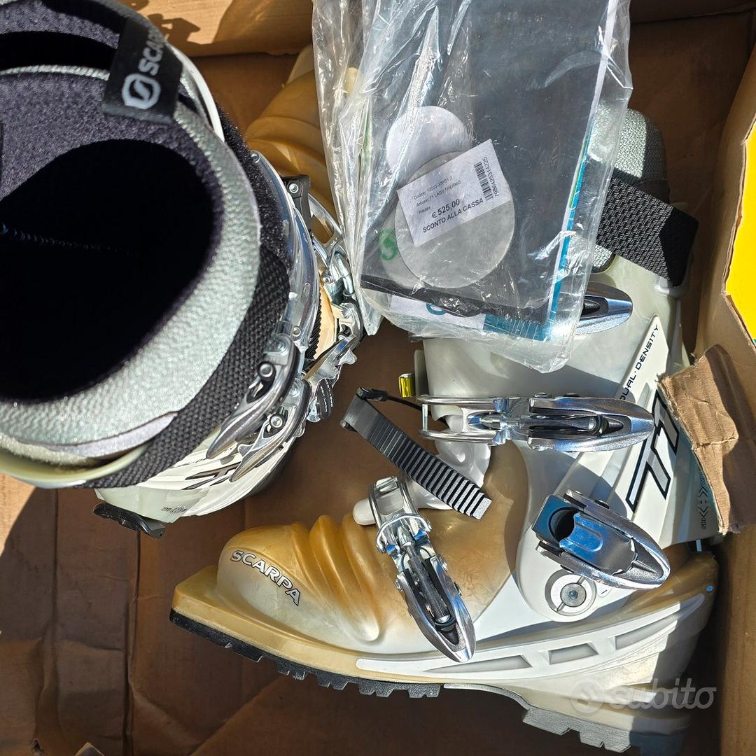 Scarponi sci telemark 75mm Scarpa t1 n.37 donna - Sports In vendita a ...