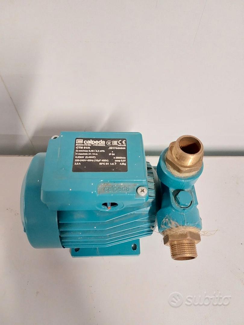 ELETTROPOMPA CALPEDA CTM 61/A 230V - Giardino e Fai da te In vendita a ...
