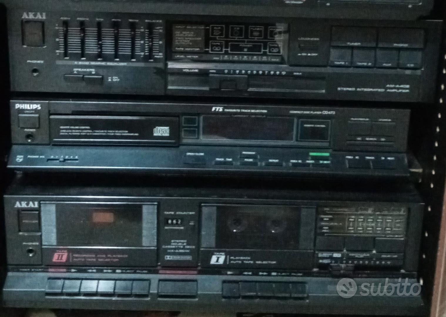 Stereo AKAI Casse. RCF. - Audio/Video In vendita a Roma