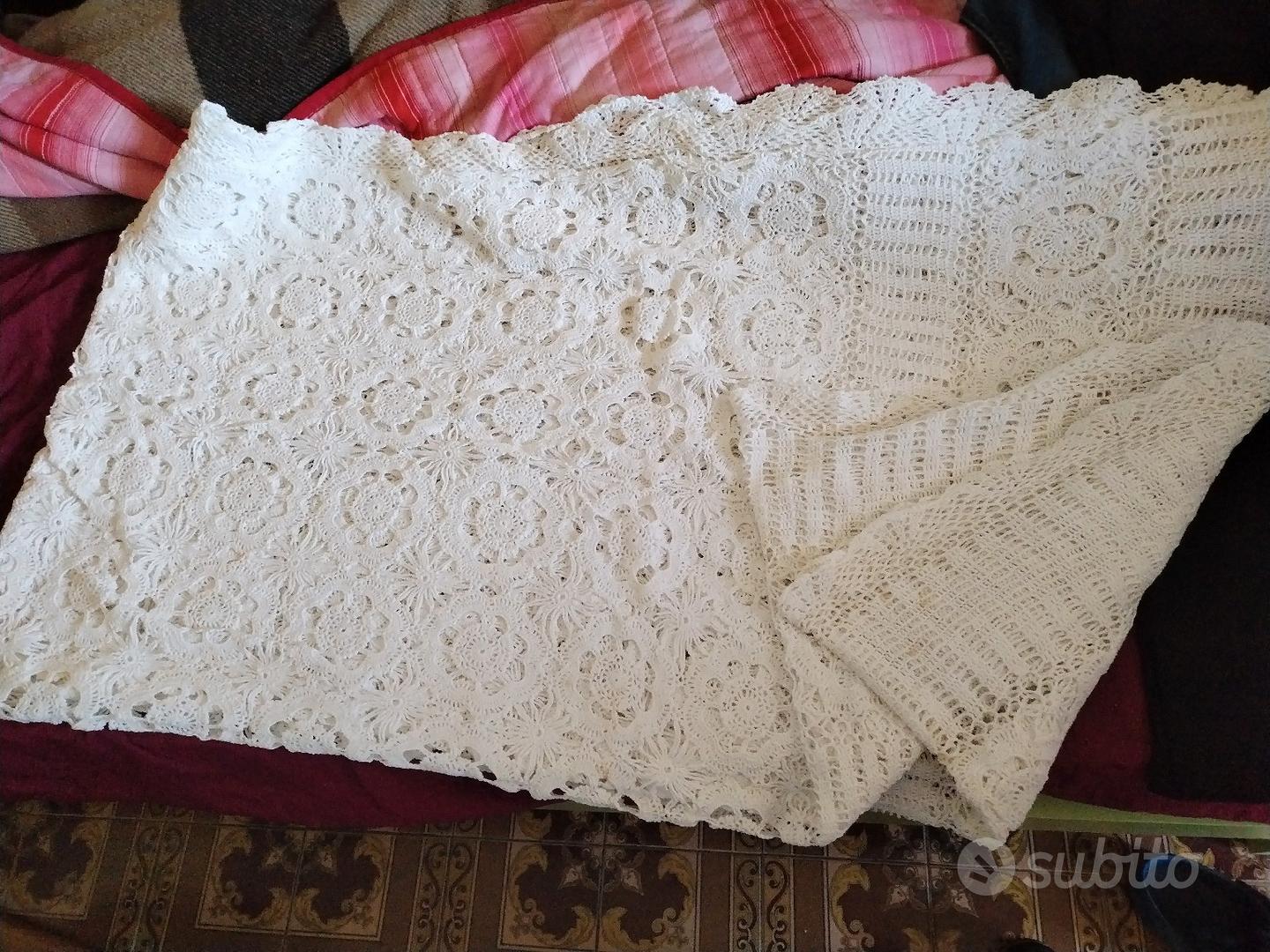 COPERTA UNCINETTO ORIGINALE FATTA A MANO - Arredamento e Casalinghi In ...