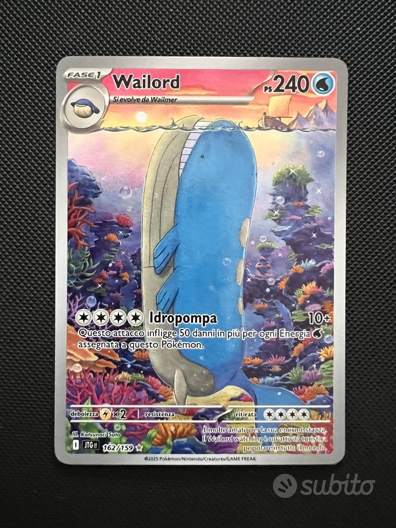 Pokemon ITA - Avventure Insieme - Wailor IR - 162 - Collezionismo In ...