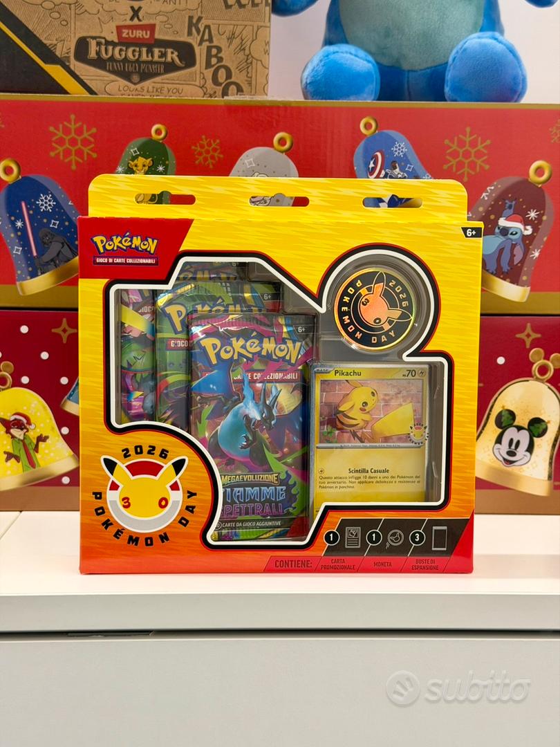 Carte Pokemon Card Day 30 anni 2026 Pikachu Nuovo - Collezionismo In ...