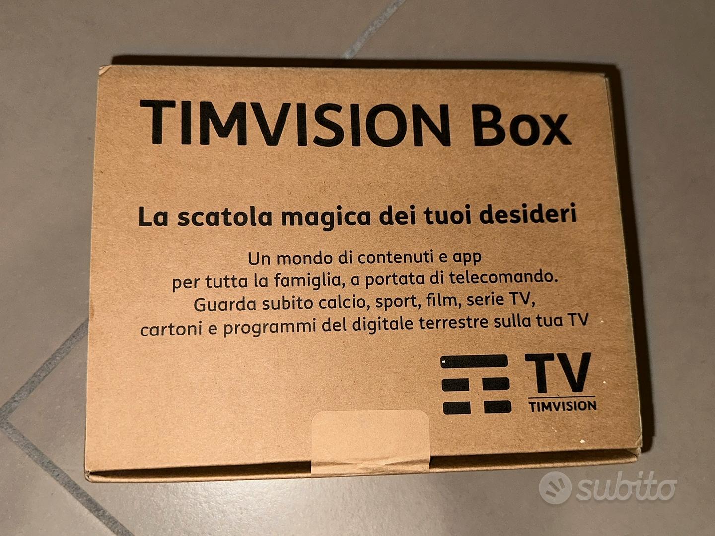 Decoder tim vision box 4k sagemcom versione 2022 - Audio/Video In ...