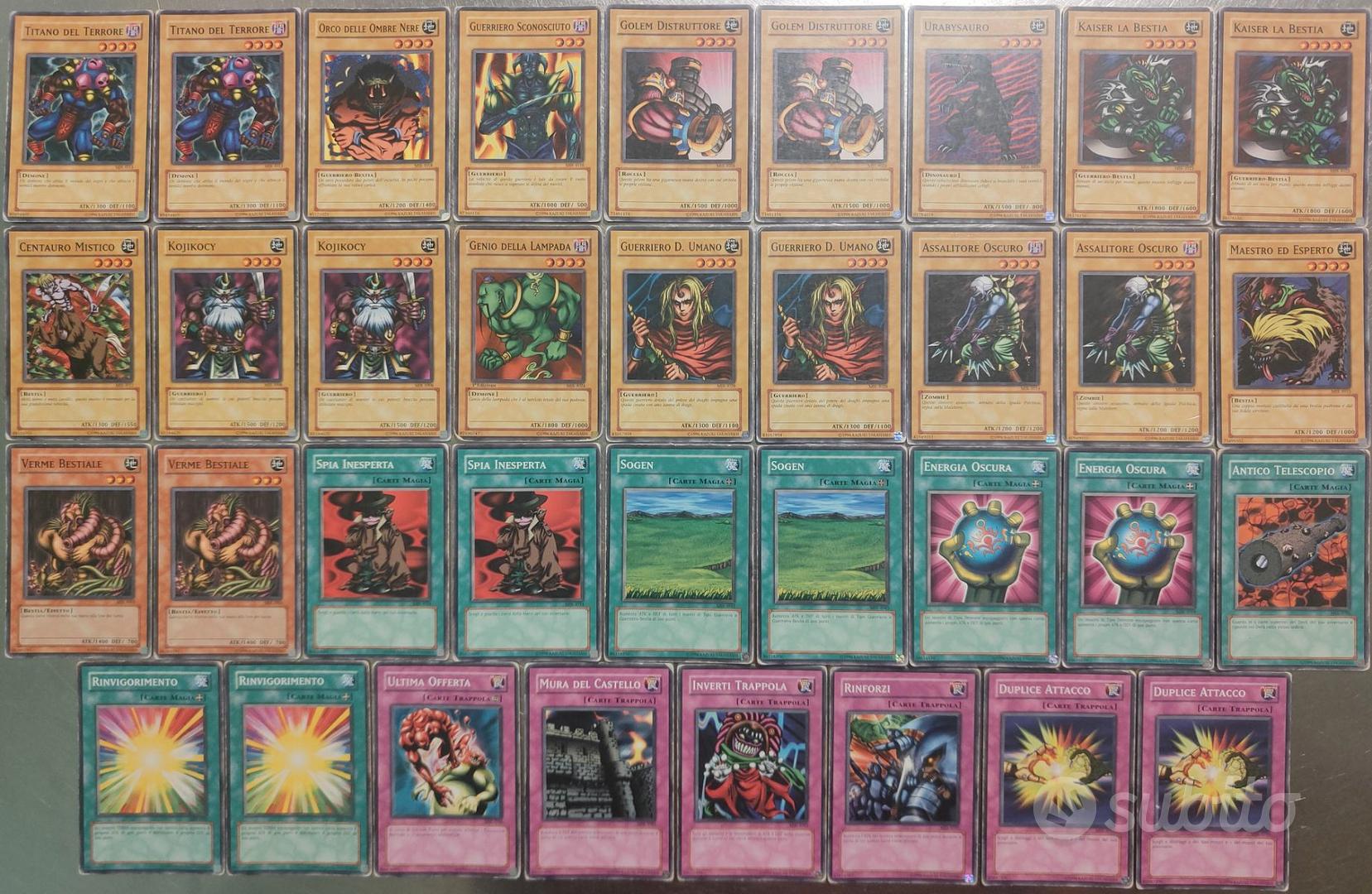 Yu-Gi-Oh! 35 comuni Mazzo introduttivo Kaiba MIK - Collezionismo In ...