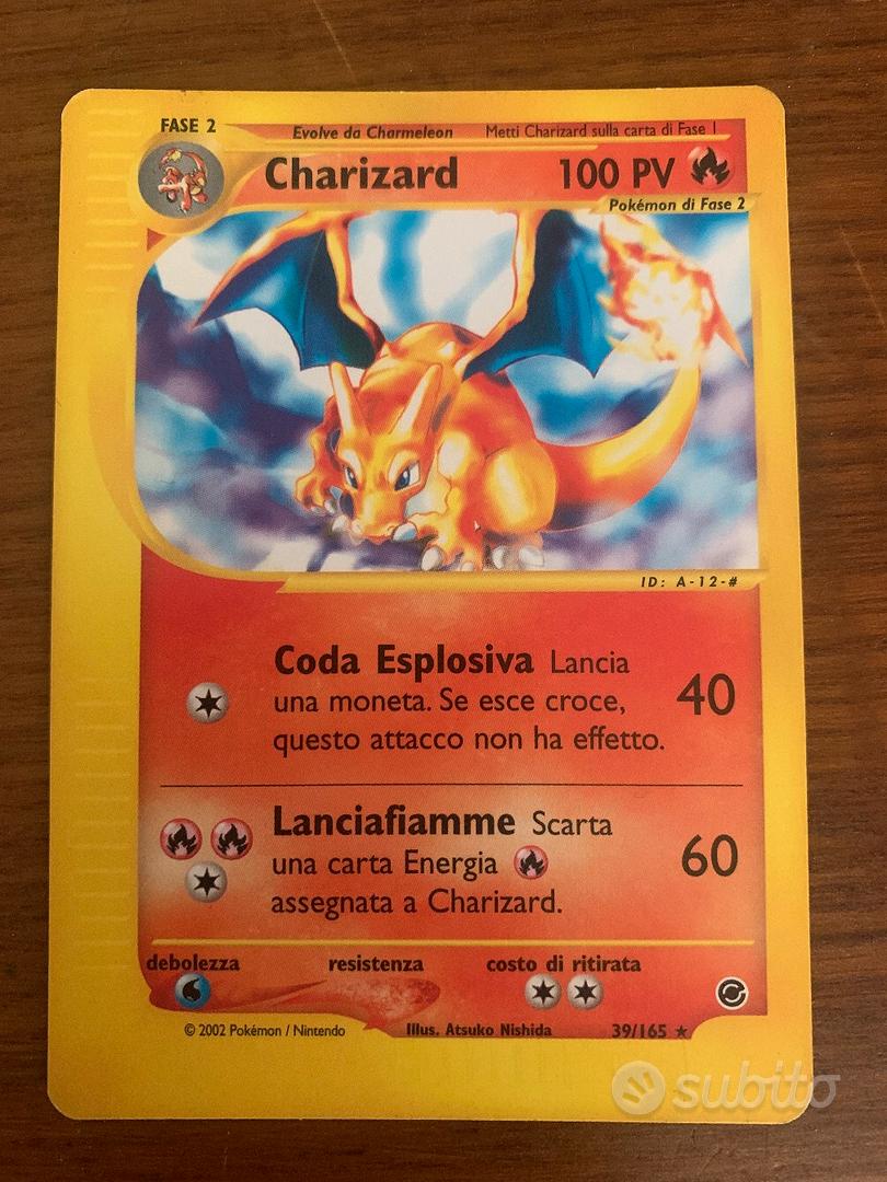 carta Pokemon Charizard expedition ITA Rare - Collezionismo In vendita ...