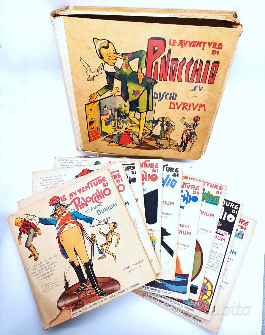 LE AVVENTURE DI PINOCCHIO SU DURIUM 1933, BOX 18 - Collezionismo In ...