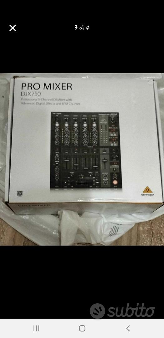 mixer behringer djx 750 - Audio/Video In vendita a Rovigo