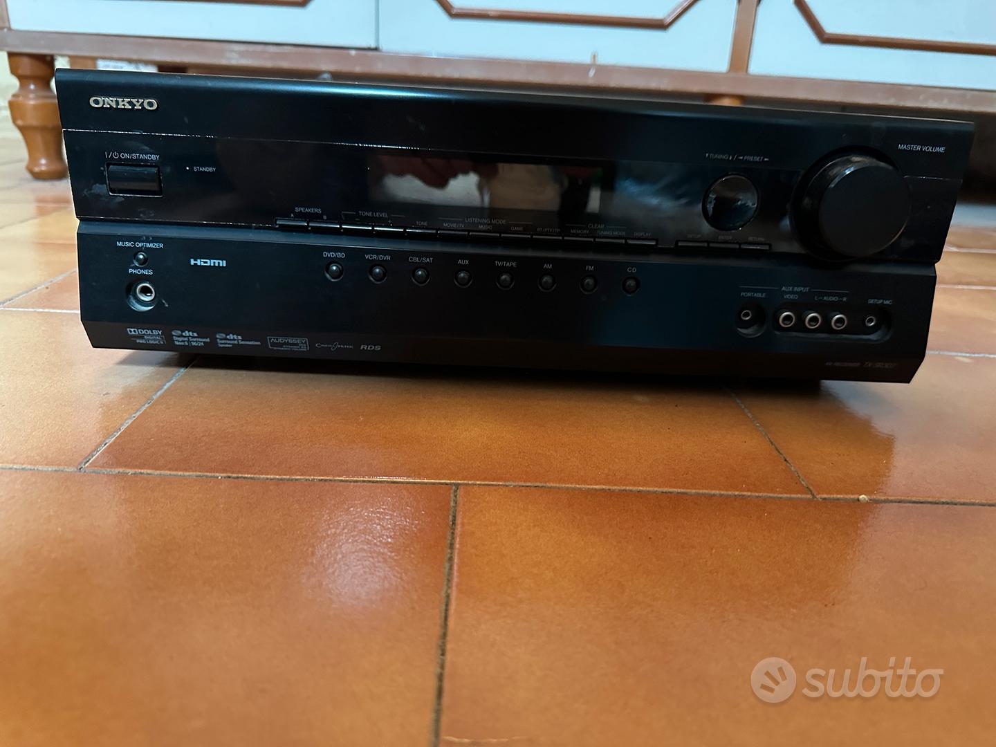 Sintoamplificatore onkyo + casse jbl SCS 140 5.1 - Audio/Video In ...
