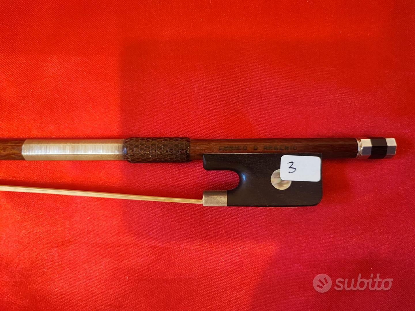 Arco da Viola M° D'Argenio E. c. Certificato (III) - Strumenti Musicali ...