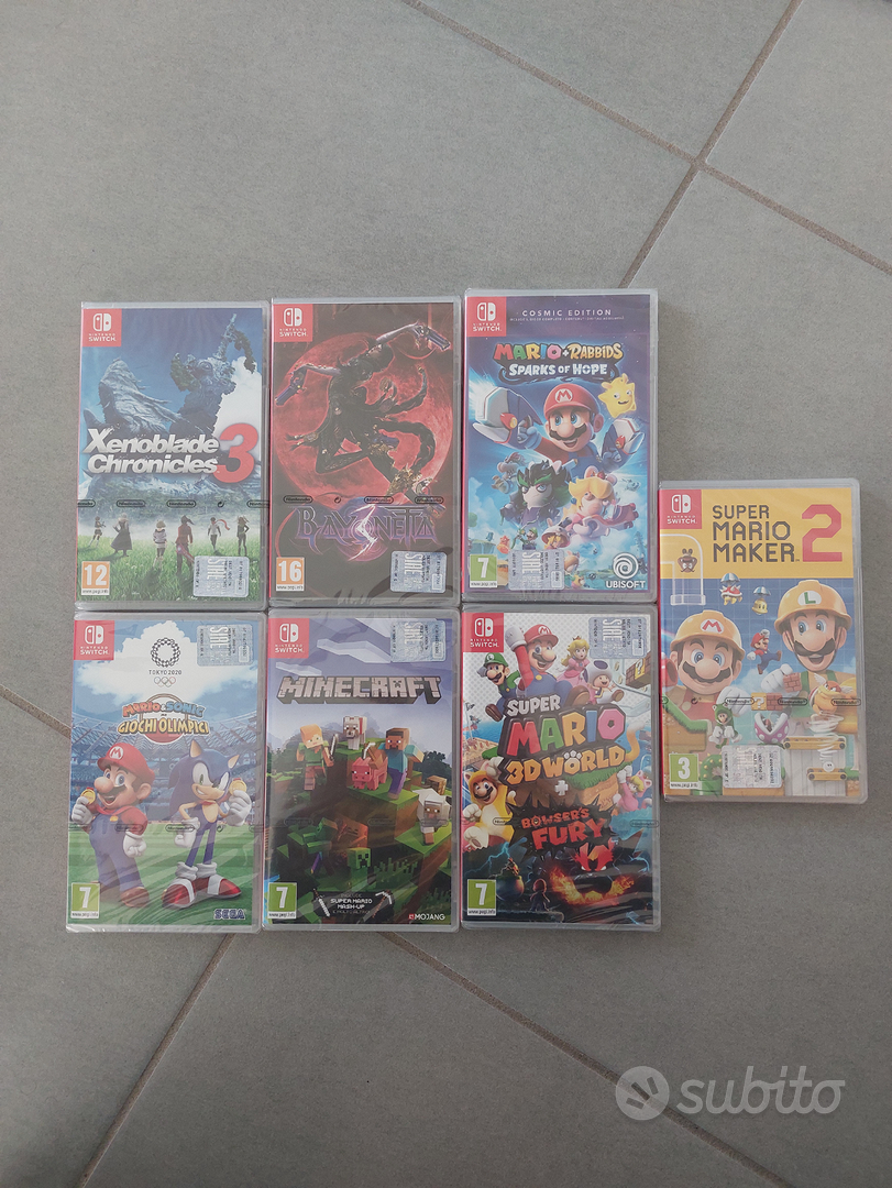 Switch bayonetta Mario rabbids xenoblade minecraft - Console e ...
