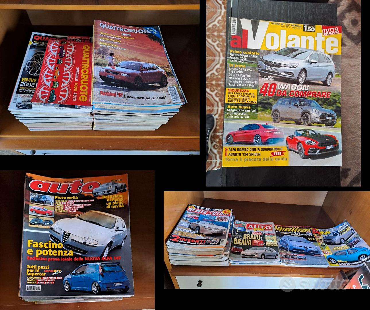 50 Riviste Automobili QUATTRORUOTE AUTO AL VOLANTE - Libri e Riviste In ...
