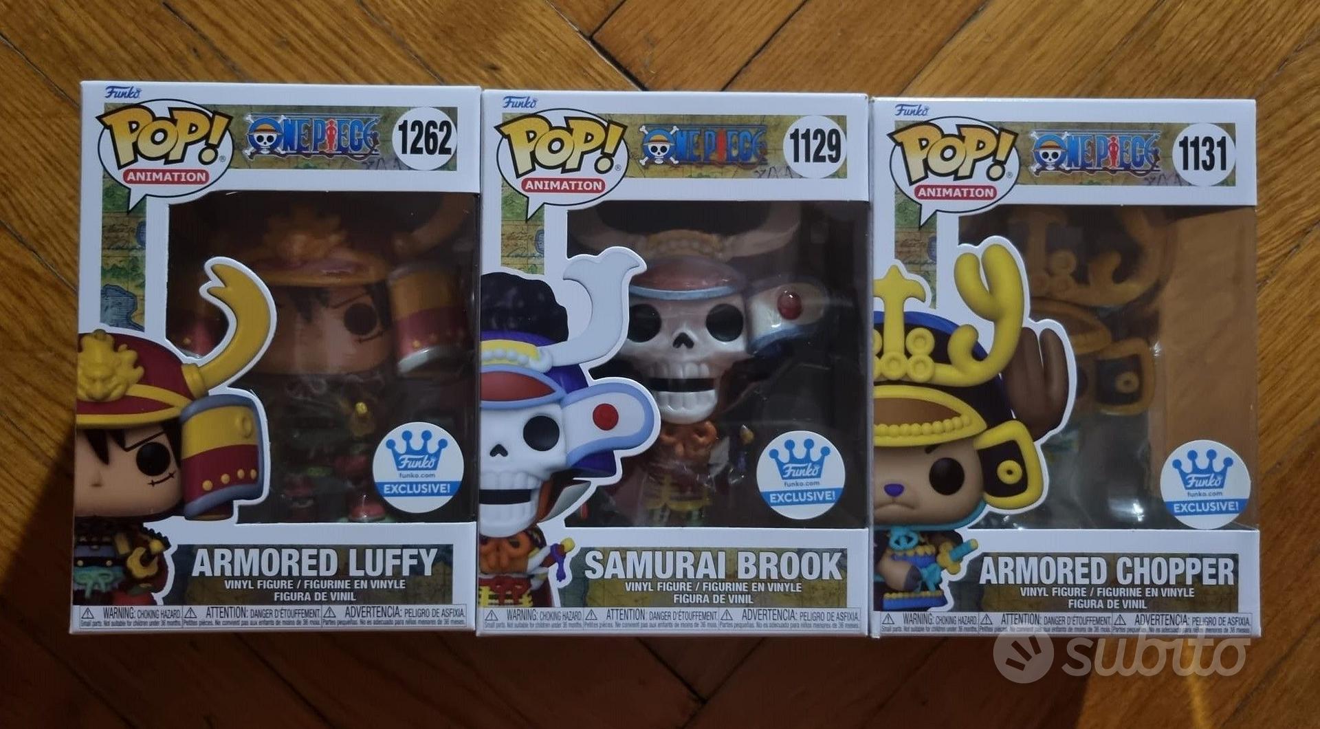 Funko Armored Luffy-Samurai Brook-Armored Chopper - Collezionismo In ...