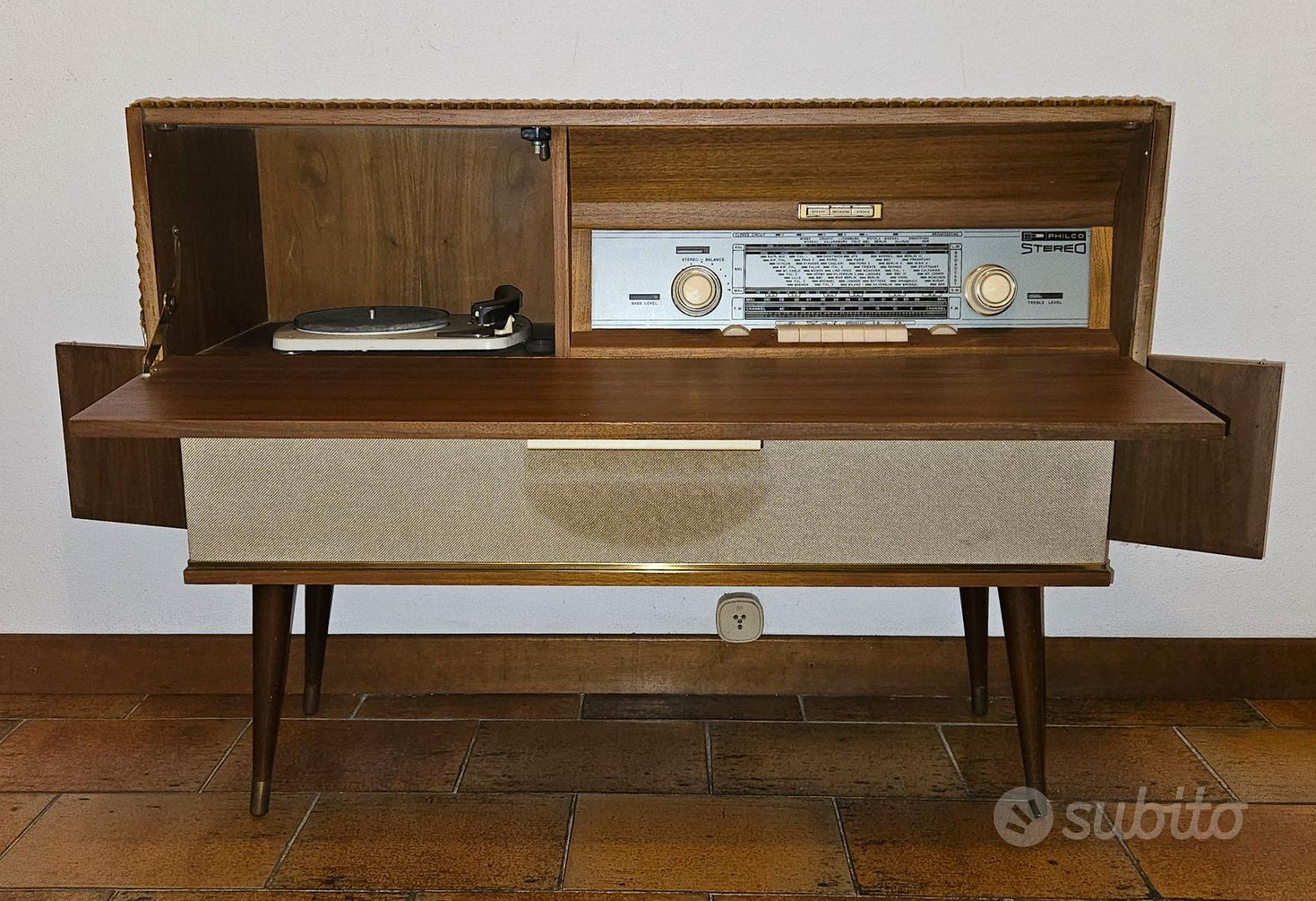Mobile radio-giradischi vintage Philco - Audio/Video In vendita a Mantova